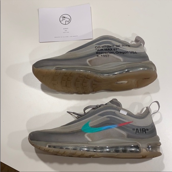 Nike | Shoes | Offwhite Nike Air Max 97 Menthol | Poshmark
